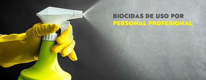 Biocidas de uso por personal profesional